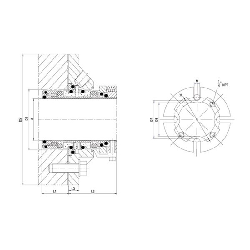 High Quality AES Cdsa Double Cartridge Mechanical Seal for Pump