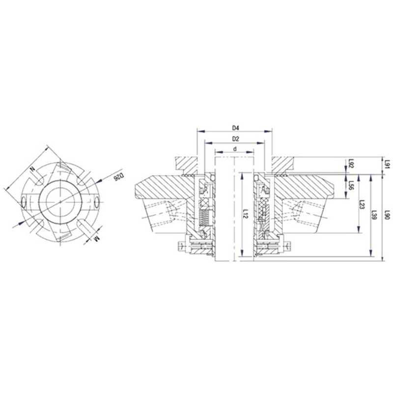 Single Metal Bellow Design Mechanical Seal 5610 Equal to Mechanical ...